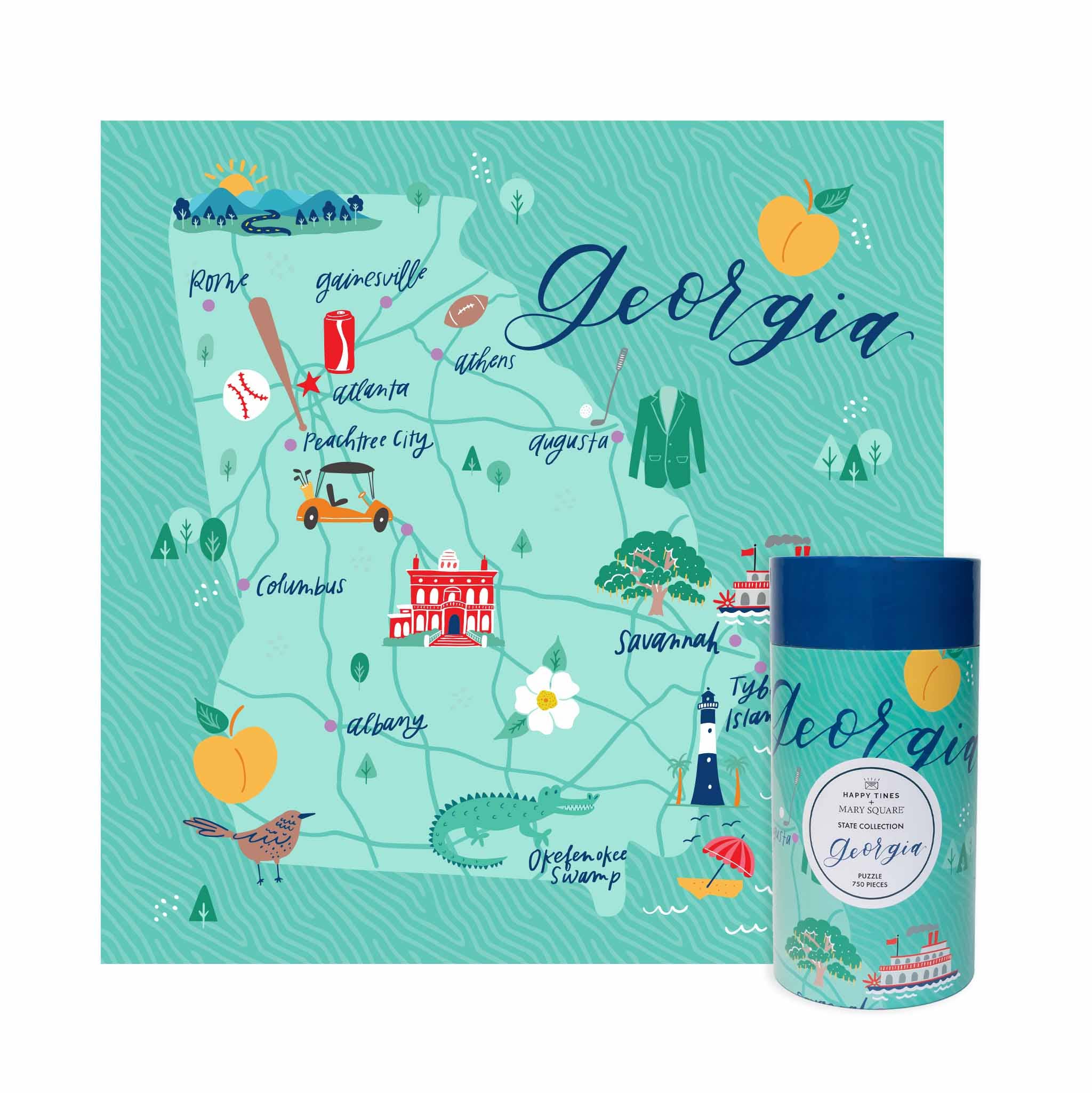 Georgia Puzzle – Honeybee's Shead